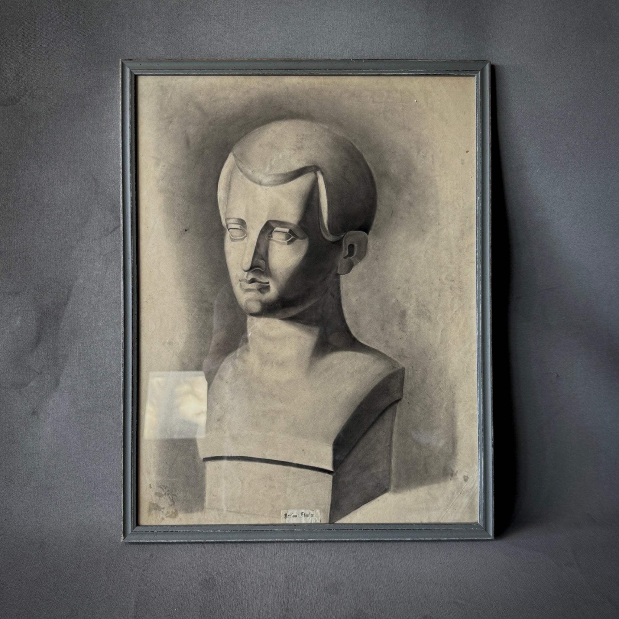 Charcoal Drawing of A Bust