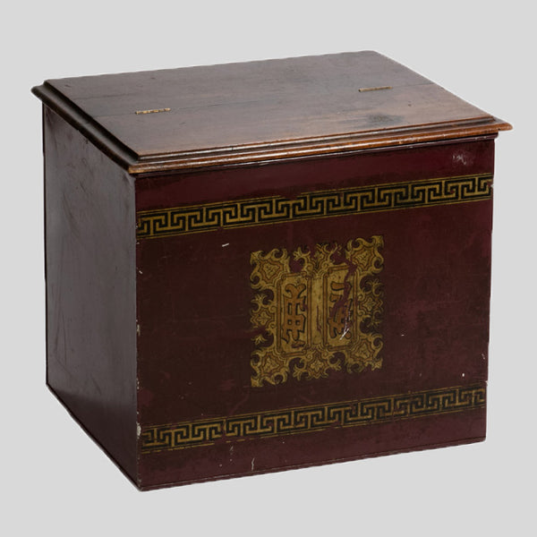 Late 19th Century English Tin and Wood Storage Box – Lee Stanton Antiques