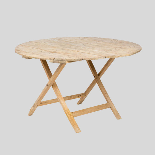 Late 19th Century French Country Folding Champagne Wine Tasting Table ...