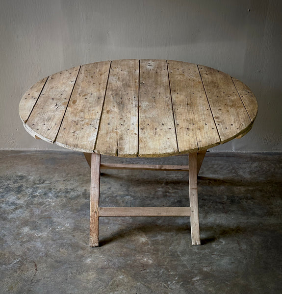 Late 19th Century French Country Folding Champagne Wine Tasting Table ...