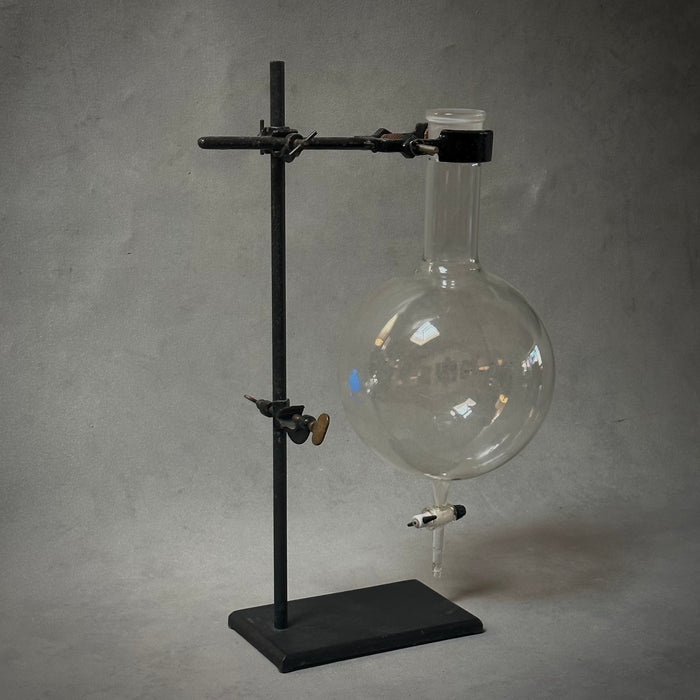 Round Beaker with Tear Drop Stem Design on Stand from Early 20th ...